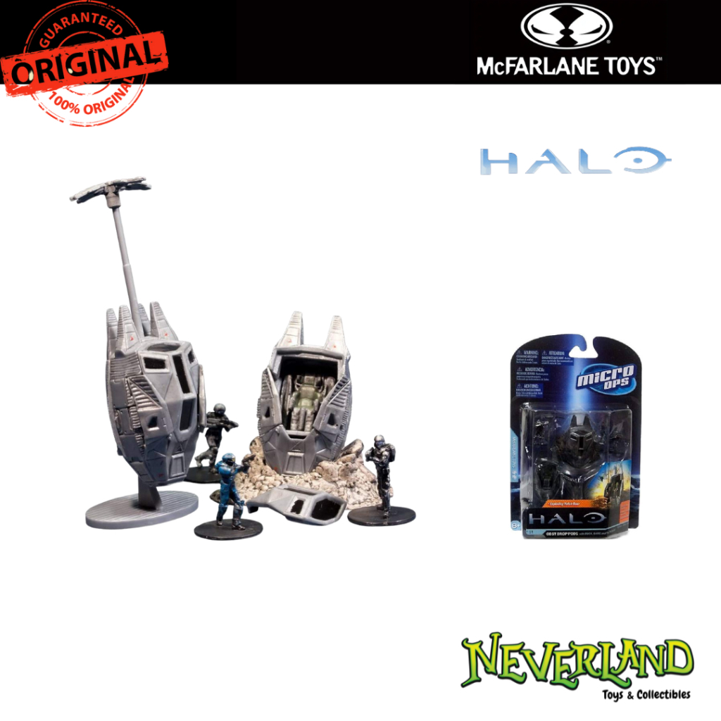 Halo Micro Ops ODST Drop Pods Micro Playset by McFarlane Toys | Shopee ...