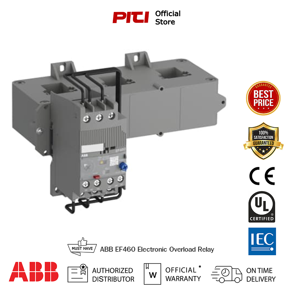 ABB EF460-500 Electronic Overload Relays ช่วงปรับกระแส (150-500A ...