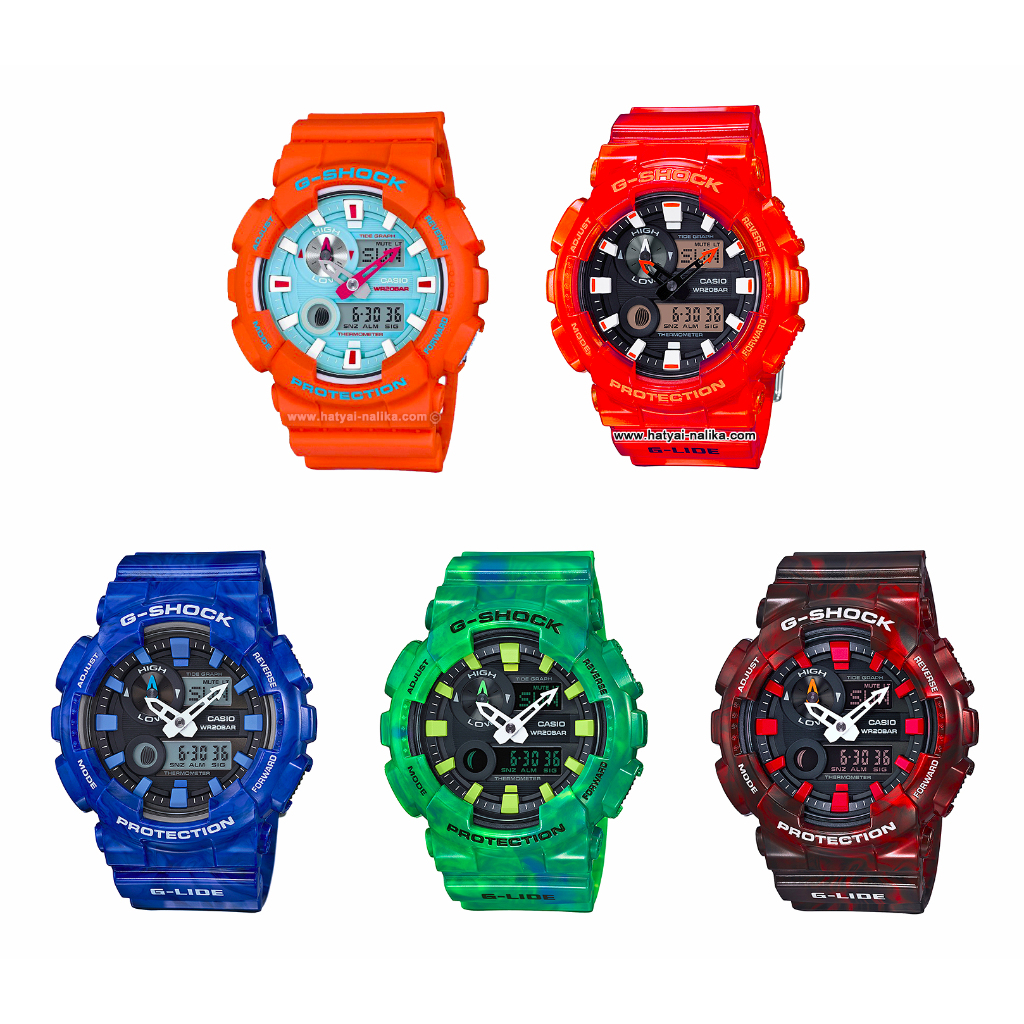 นาฬิกา Casio G-SHOCK Analog-Digital G-LIDE รุ่น GAX-100 Series | Shopee ...