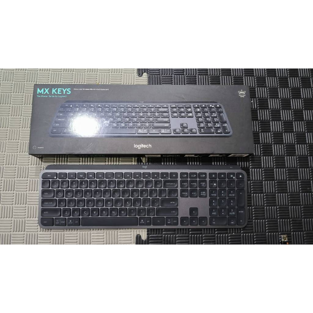 MX Keys มือสอง (En Key) Wireless Ultra Slim Keyboard Unifying receiver ...