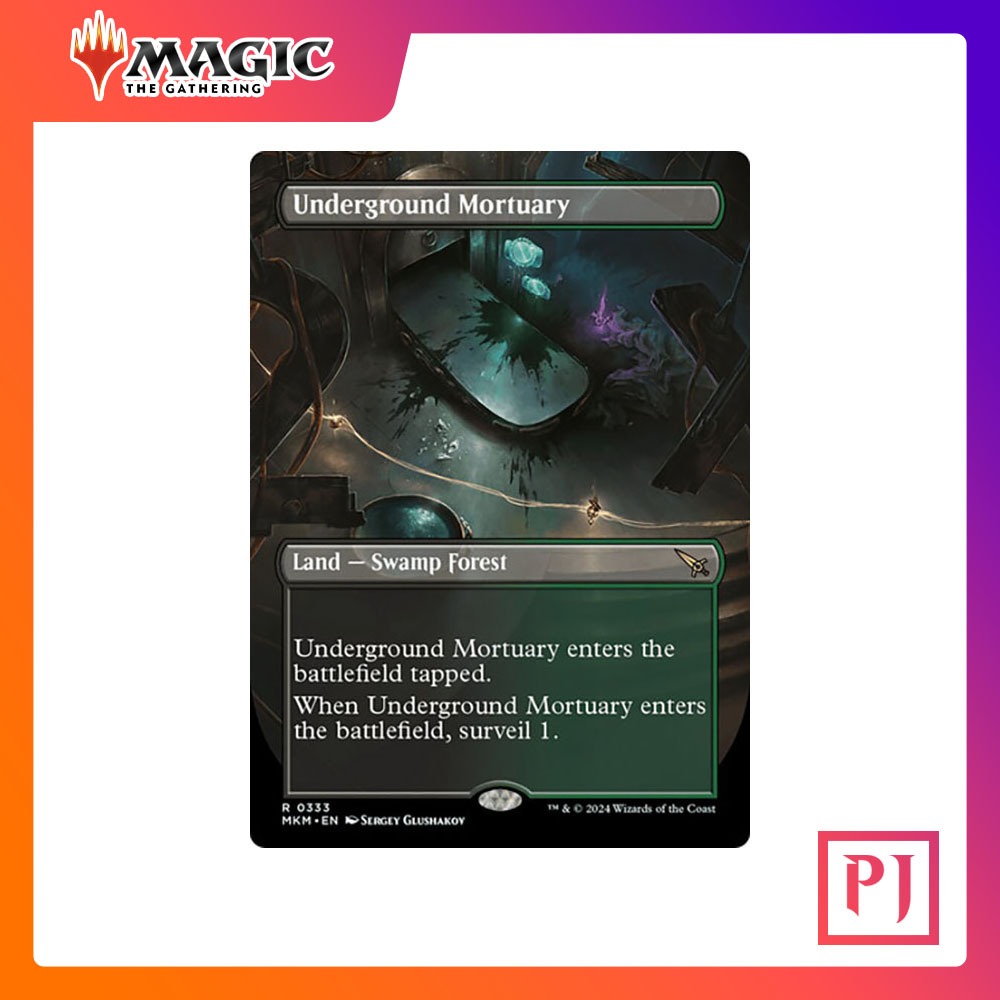 [MTG] Underground Mortuary (Borderless) [MKM] [LAND] [RARE] [NORMAL ...
