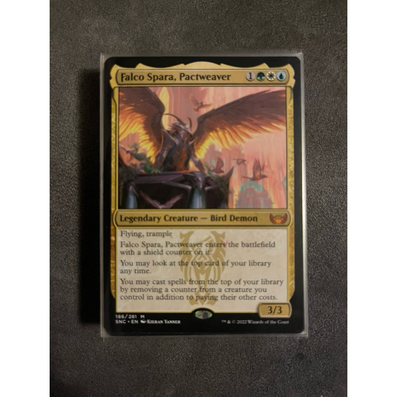 การ์ด MTG Falco Spara, Pactweaver Multi Magic the Gathering EDH รุ่น ...