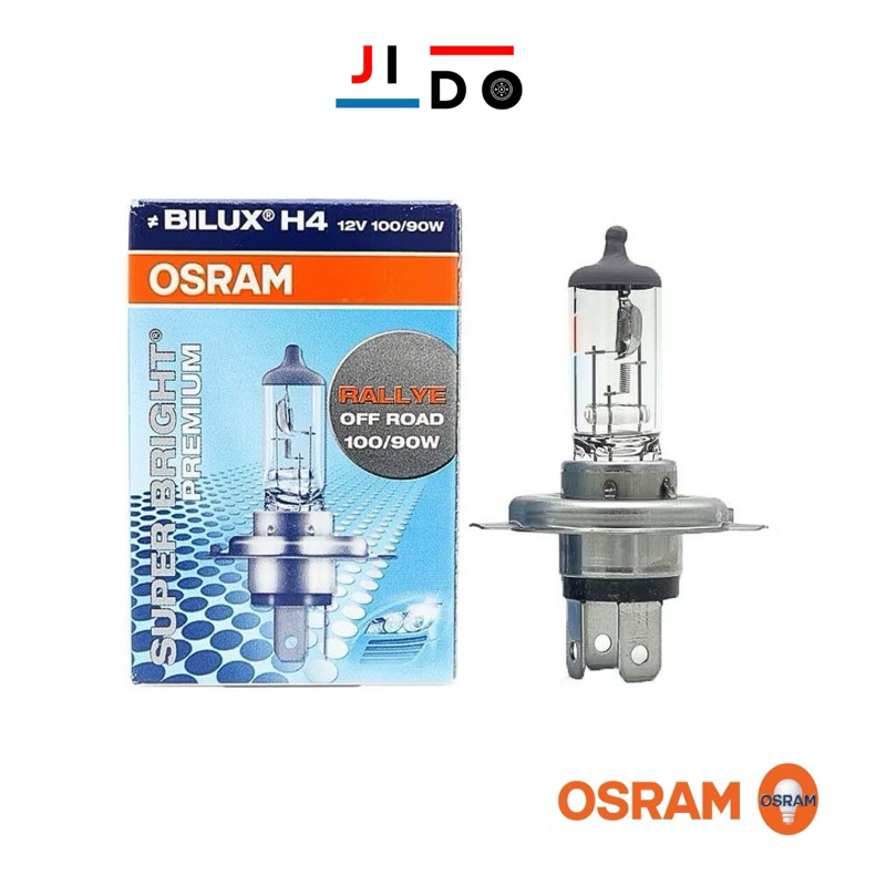 หลอดไฟหน้า OSRAM BILUX H4 100/90W 12V อัพวัตท์ (1 หลอด) รหัสแท้ 62204 ...