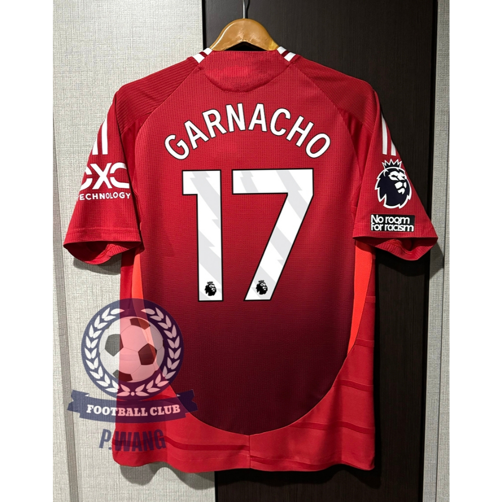 New !! เสื้อแมนยู Player เกรดนักเตะ Home ชุดเหย้า ปี 24/25 ฟลูออฟชั่น EPL ชื่อเบอร์นักเตะ-ครบทุก ...