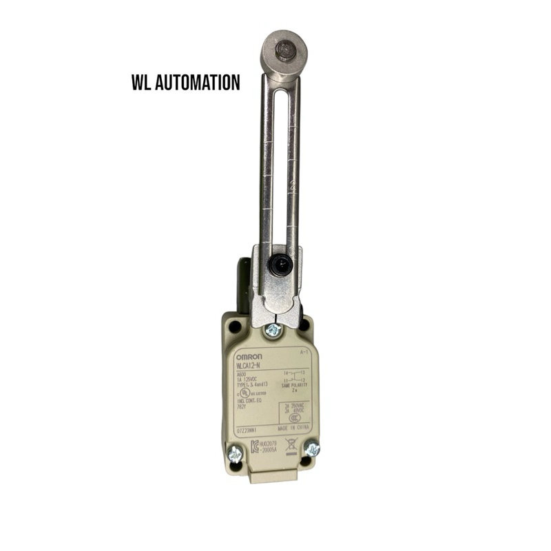 OMRON ของแท้ WLCA12-N Limit Switch ก้านติดหัวลูกล้อปรับความยาวได้ ...