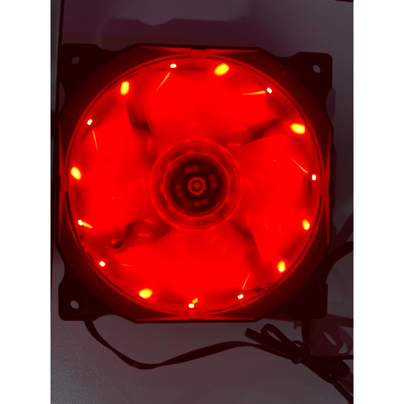 พัดลม Xigmatek Fan LED (RED) | Shopee Thailand
