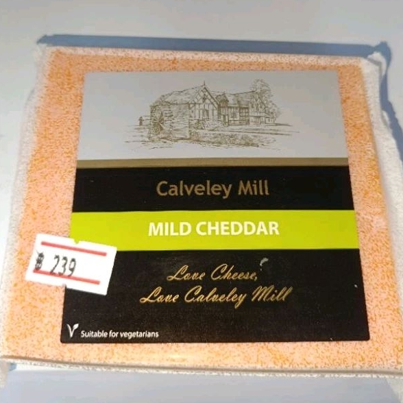 Calvealey Mill Mild Cheddar Cheese 200g คาลเวลีย์ มิลล์ ไวท์ มายด์ เชด ...