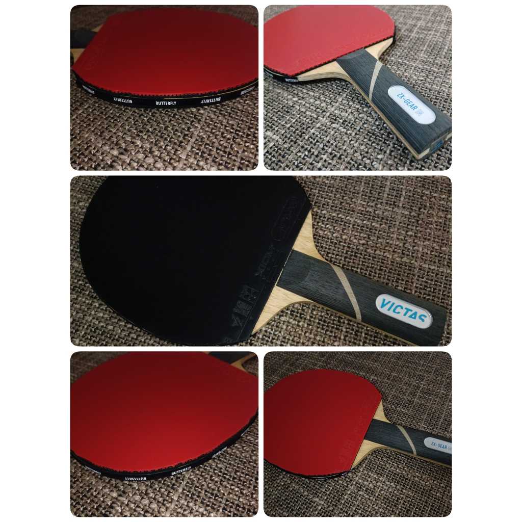 ไม้ปิงปองมือ 2 Victas Gear in พร้อมยาง | Shopee Thailand