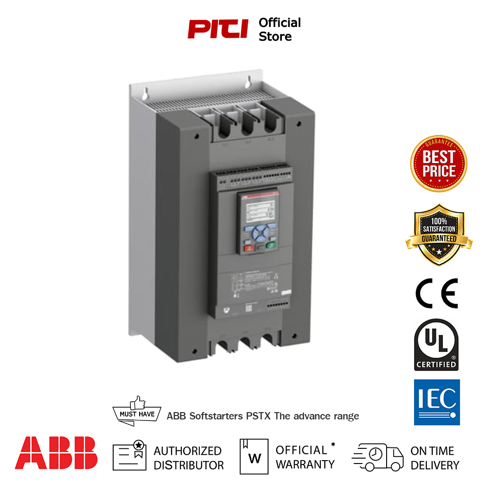 ABB Softstarter PSTX250-600-70 (250A 132kW) ซอฟสตาร์ทเตอร์ ใช้ควบคุมมอเตอร์ PSTX The advance ...