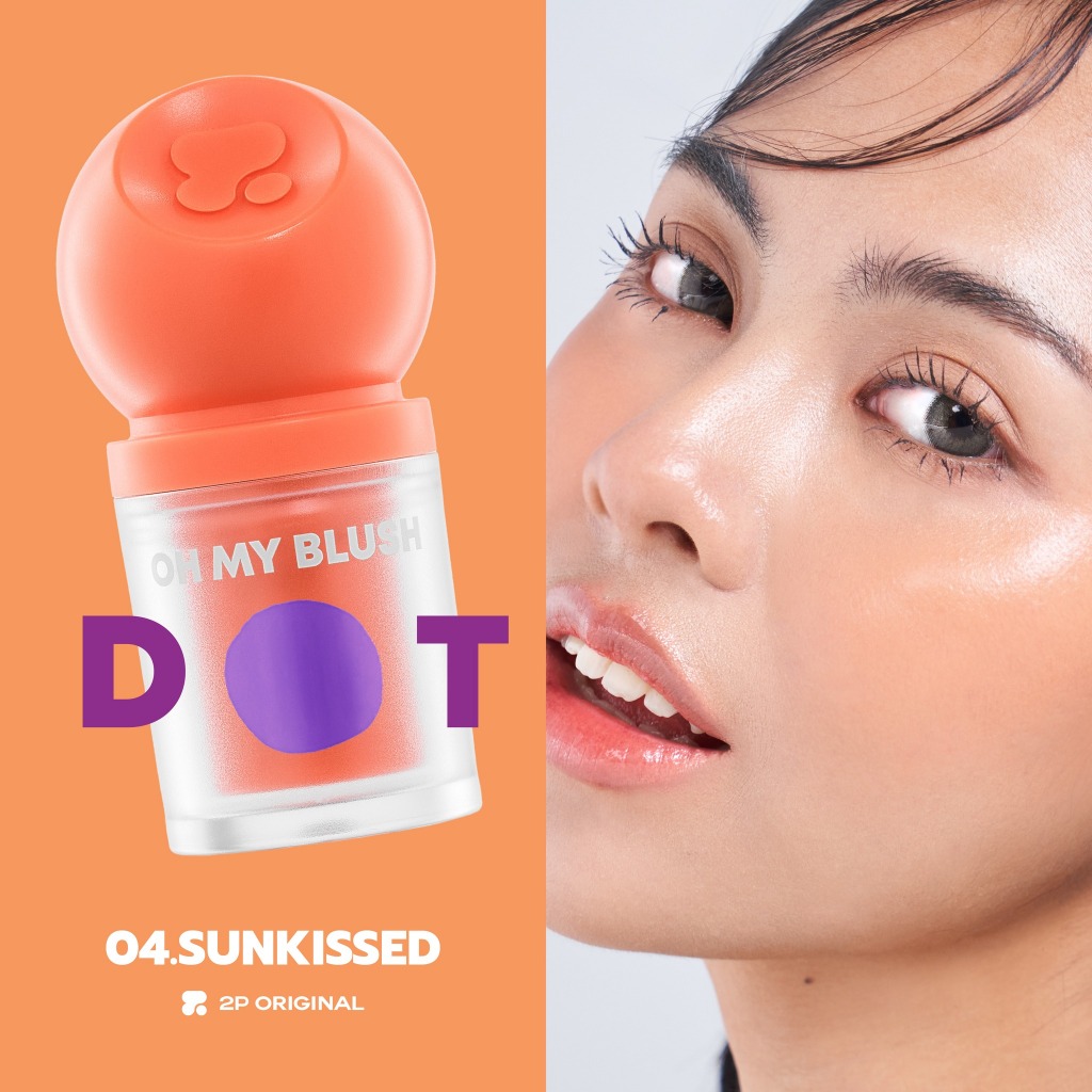 ถูก/แท้/มีไลฟ์ บลัชออน Oh My Blush Dot บลัชหัวโต บลัชดอท บลัชออนสูตรน้ำ หัวฟองน้ำ หัวแปรงตัด ...