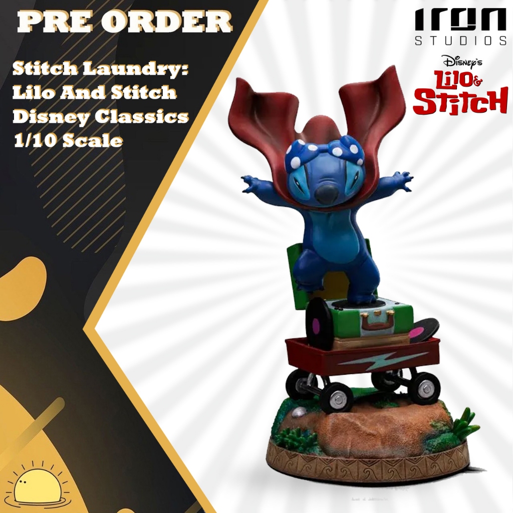 Pre-order Iron Studios Stitch Laundry: Lilo And Stitch Disney Classics ...