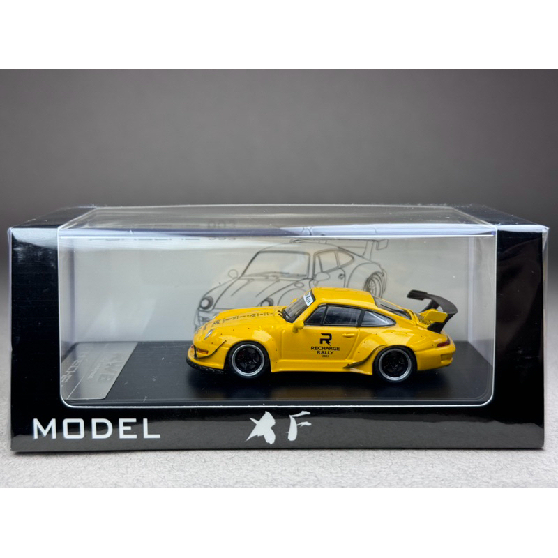 Porsche 993 RWB Yellow Scale 1:64 ยี่ห้อ XF Model | Shopee Thailand