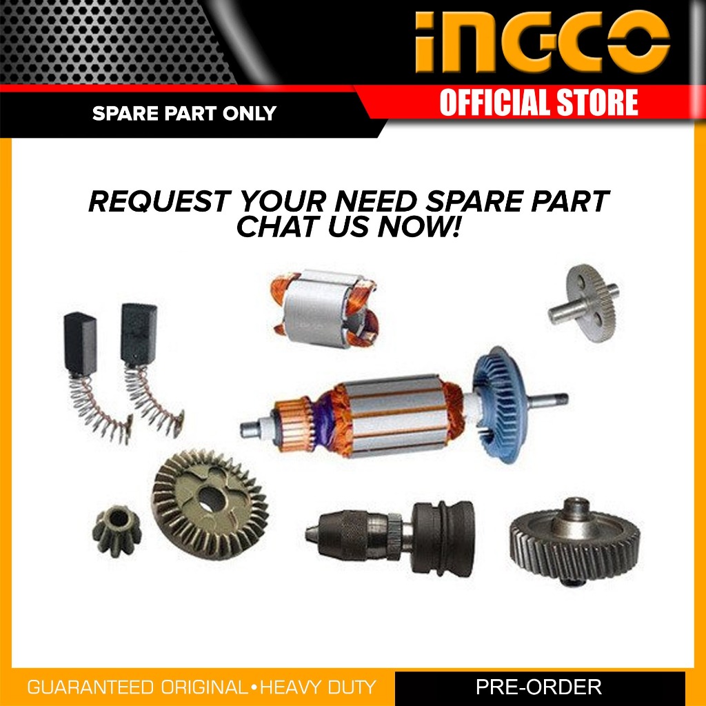 INGCO Spare Part (อะไหล่เสริม) สวิตช์ เฟืองเกียร์ แปรงถ่าน ทุ่น สเตเตอร ...