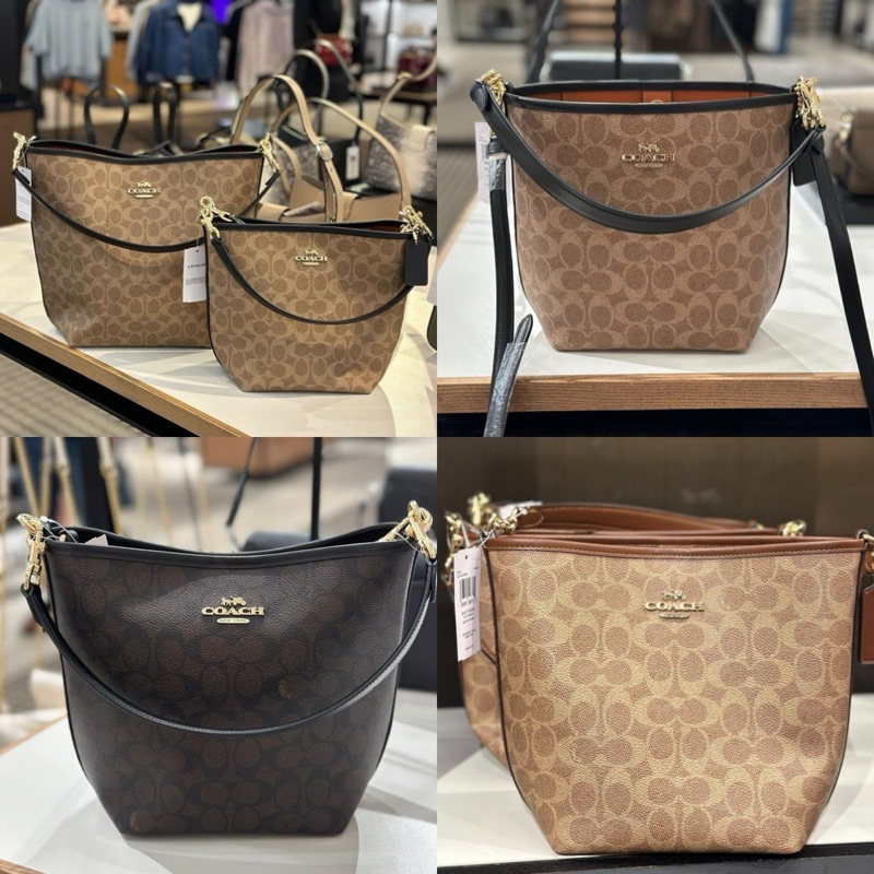 COACH City Bucket Bag In Signature Canvas CT800(New) | Shopee Thailand