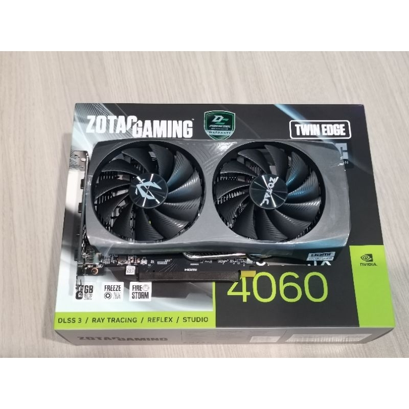 RTX 4060 ZOTAC GAMING TWIN EDGE OC 8GB | Shopee Thailand