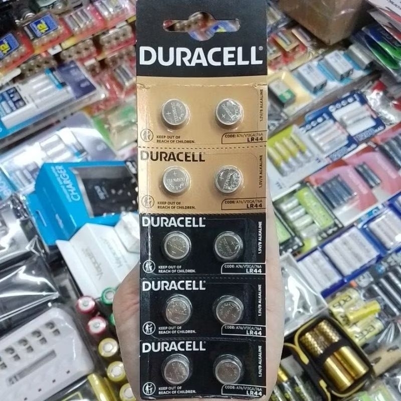 (แพคเกจEUตัดแบ่ง2ก้อน) ถ่าน Duracell LR44, A76, V13GA 1.5V Alkaline Battery ตัดแบ่งจำนวน2ก้อน ...