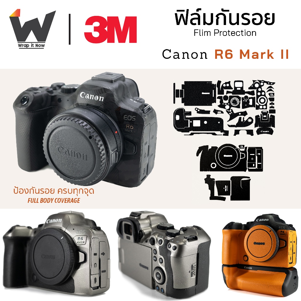 ฟิล์มกันรอยกล้อง Canon R6 Mark II / R6M2 / R6 II สติ๊กเกอร์กันรอยกล้อง สติ๊กเกอร์กล้อง | Shopee ...