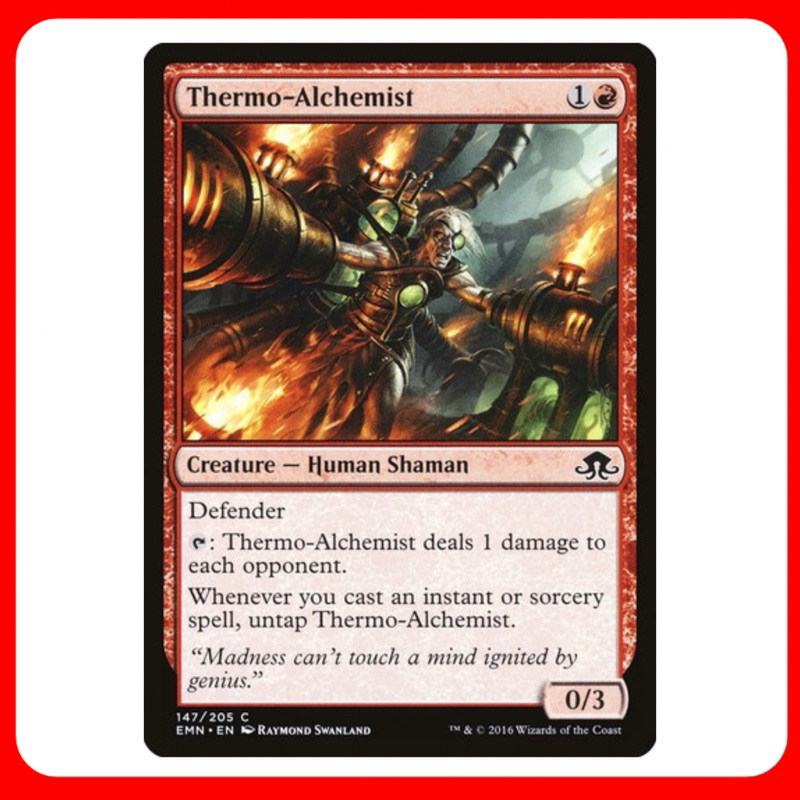 [MTG] Thermo-Alchemist [EMN] [RED] [COMMON] [NORMAL] [ENG] (การ์ดเมจิค ...