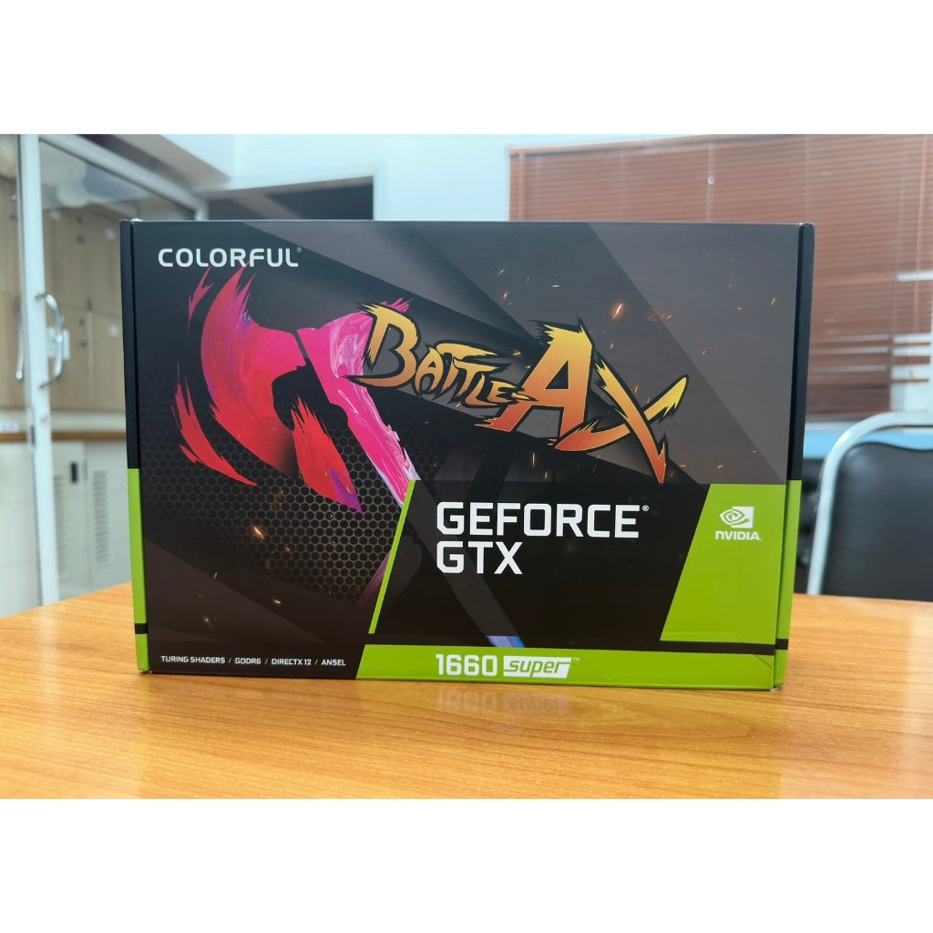 COLORFUL BATTLE AX 1660SUPER 6GB OC สภาพสวยครบกล่อง มีประกันศูนย์ ...