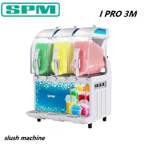 SPM IPRO-3M เครื่องทำน้ำเเข็งเกล็ดหิมะ Slushy เเบบ 3 โถ ความจุ/โถ 11 ...