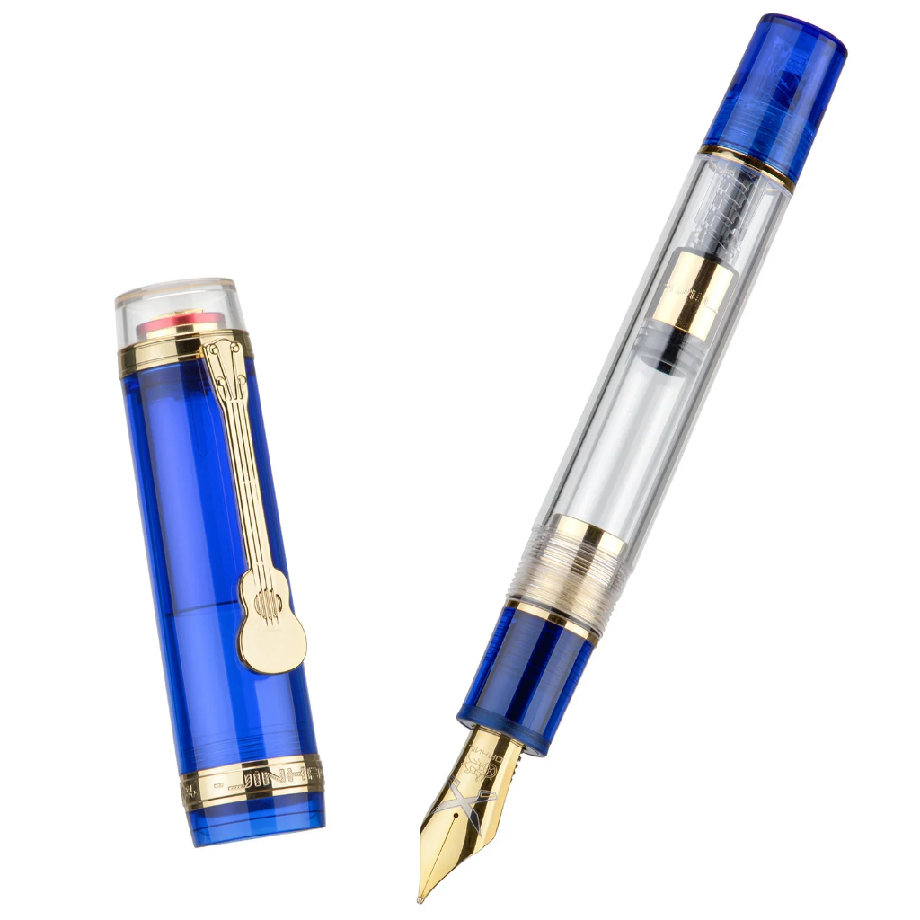 ปากกาหมึกซึม Jinhao รุ่น 1935 Tian Dao (天道) สีน้ำเงินใส หัวปากกาใหญ่ ...