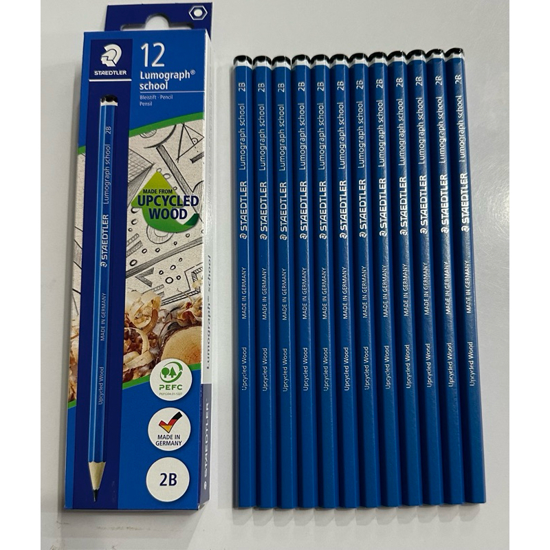 ดินสอ STAEDTLER 2B Lumograph school (1x12 แท่ง) | Shopee Thailand