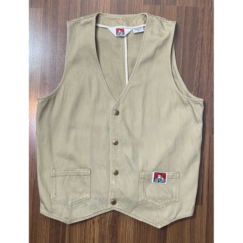 brown cavas vest ben davis (used) | Shopee Thailand