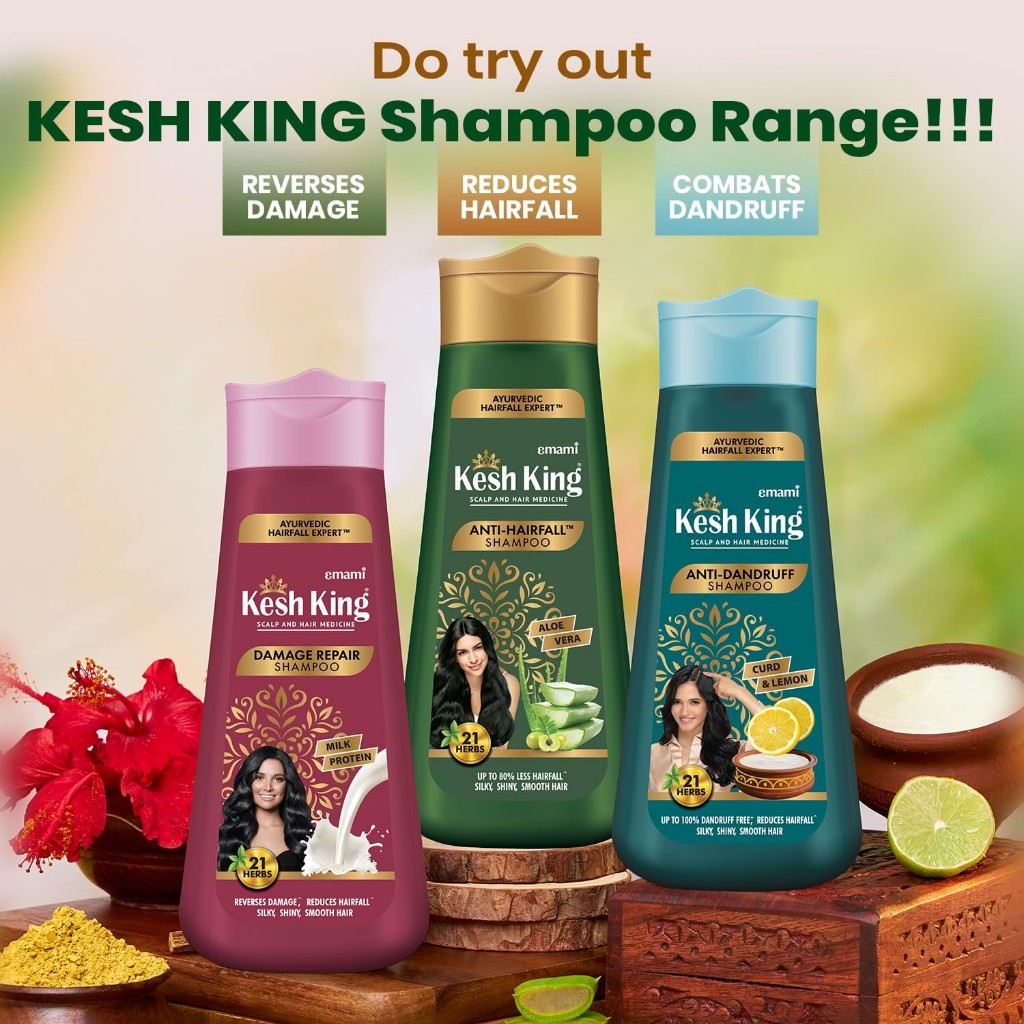 Kesh King herbal shampoo ลดผมร่วง จากอินเดีย | Shopee Thailand