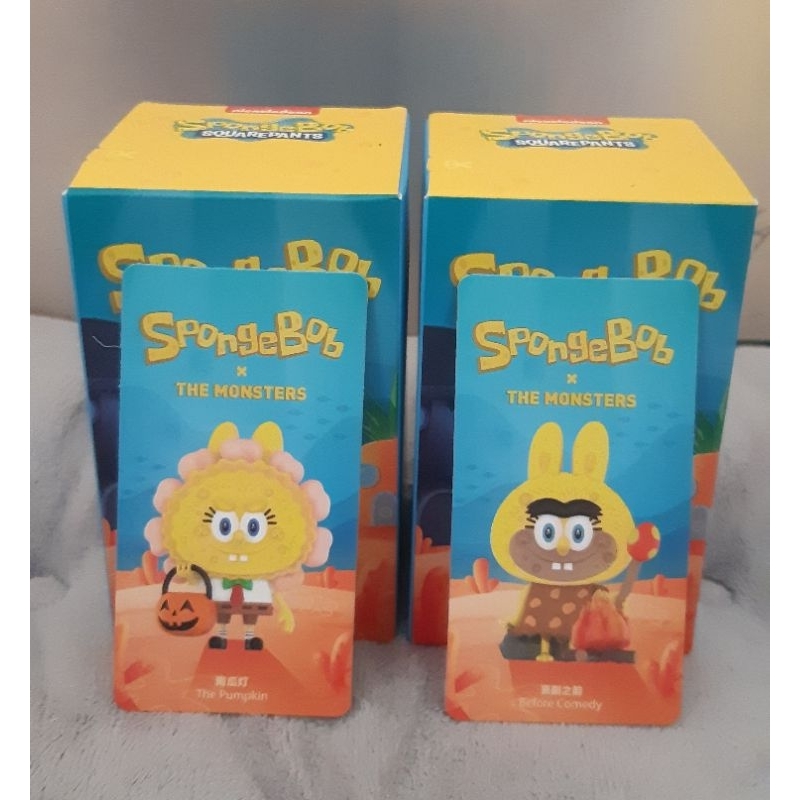 (พร้อมส่ง-ระบุตัว) Pop Mart Labubu x Spongebob Series Figure | Shopee ...