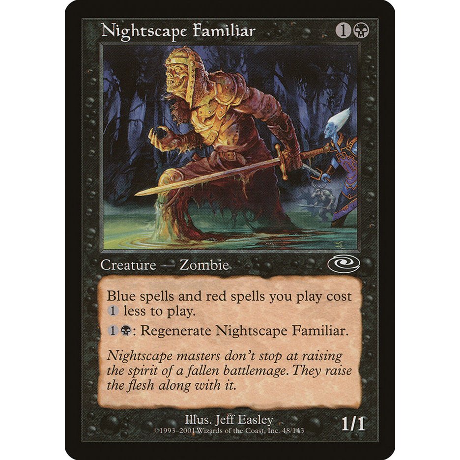 Nightscape Familiar สภาพ Ex การ์ด Magic The Gathering ของแท้ จากชุด ...