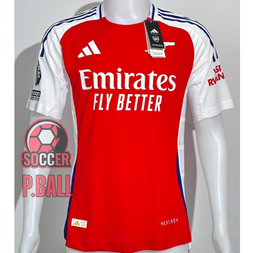 ใหม่ !! เสื้อบอล [PLAYER] อาร์เซนอล Home เหย้า 2024/25 เกรดนักเตะ ฟลูออฟขั่นพร้อมอามและเบอชื่อ ...