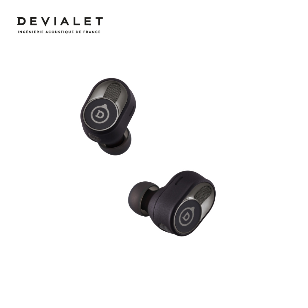 DEVIALET Gemini II - Matte Black (สีดำ) หูฟังไร้สาย พร้อมระบบตัดเสียงรบกวน | Shopee Thailand