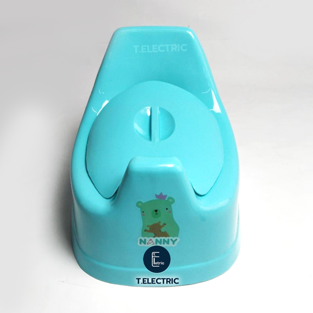 NANNY กระโถนเด็ก สีฟ้า พร้อมฝาปิด รุ่น N464 BABY POTTY สีขาว กระโถน ...