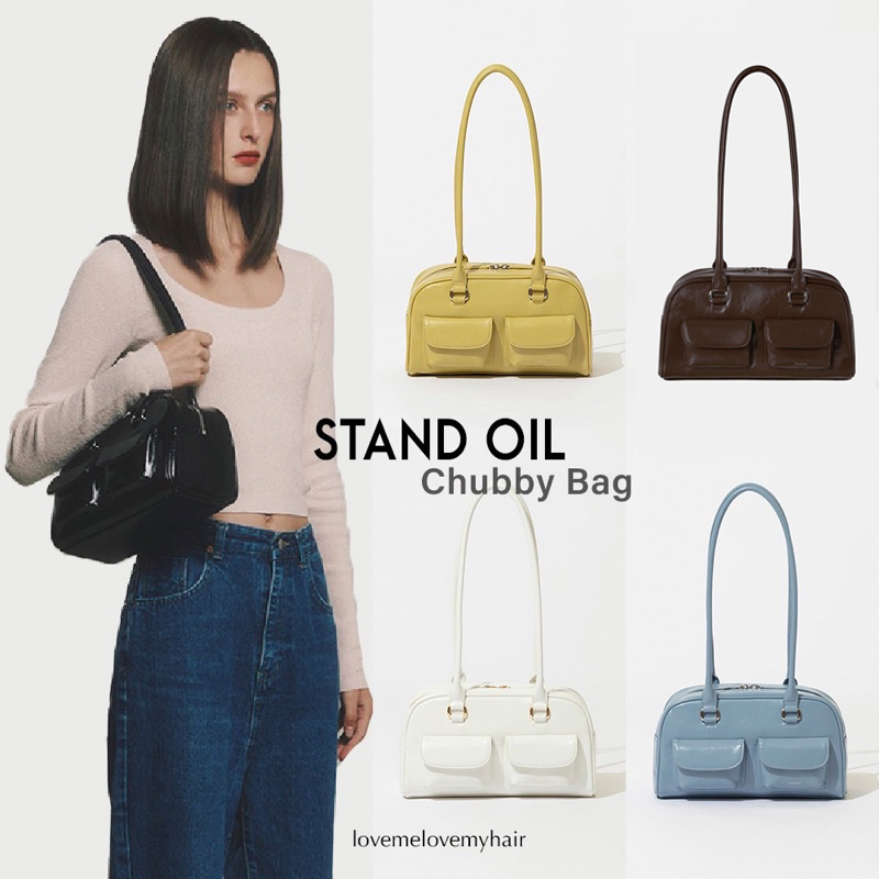 พร้อมส่ง/PRE | Stand oil chubby bag | Shopee Thailand