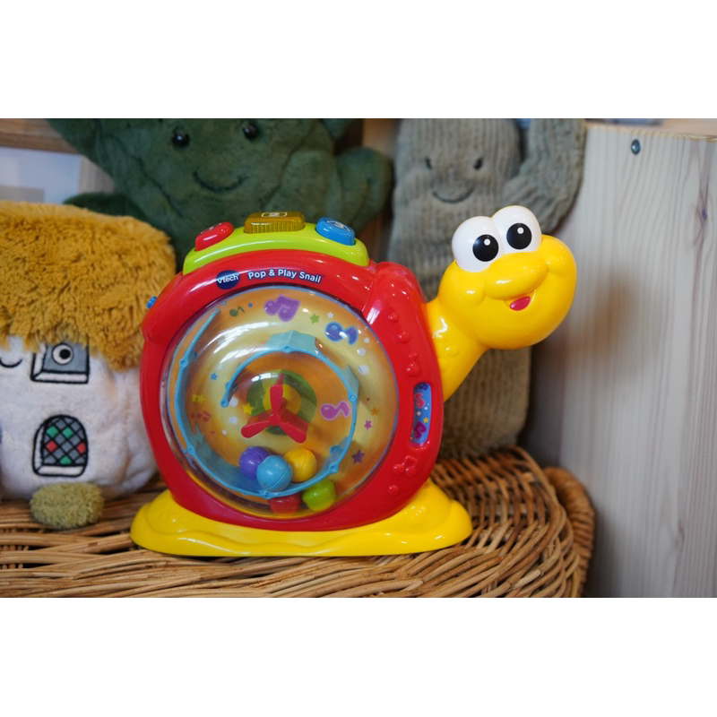 Vtech ของเล่นอิเล็กโทรนิกส์รูปหอยทากPop & Play Snail กดแล้วลูกบอลจะหมุน ...
