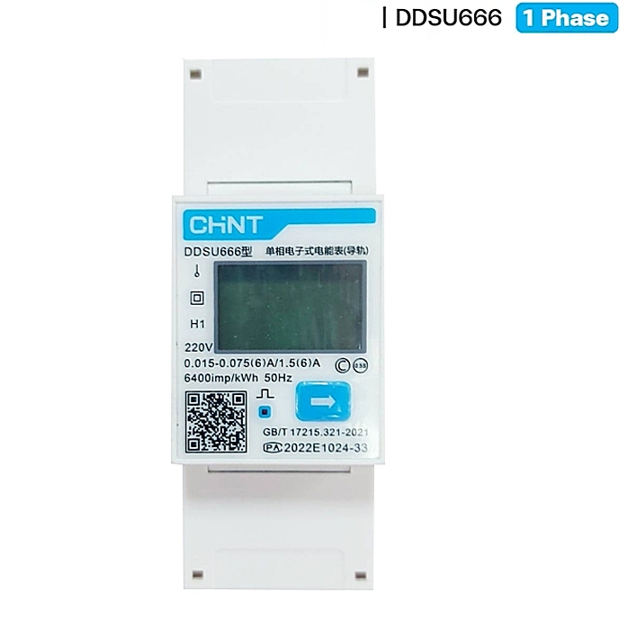 DDSU666 ( Energy meter ) ส่งสัญญาณ RS485 (1 เฟส/phase) ส่งสัญญาณ RS485 ประกัน 1ปี | Shopee Thailand