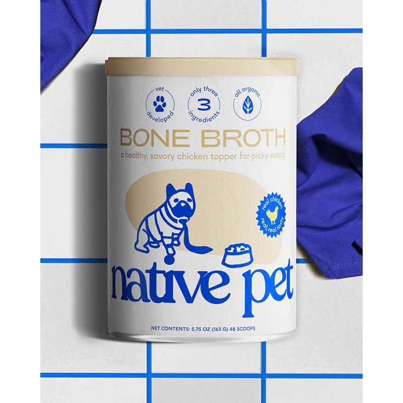 Native Pet Bone Broth- ผงน้ำซุปกระดูกสำหรับสุนัขและแมว (134g.) | Shopee Thailand