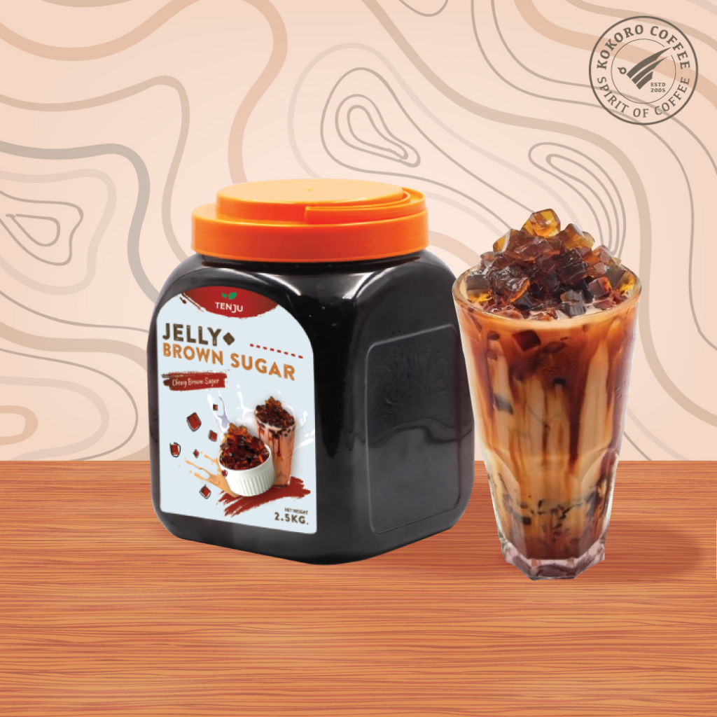 Tenju บราวน์ชูก้า เจลลี่ Brown Sugar Jelly ท้อปปิ้งชานมไข่มุก | Shopee ...