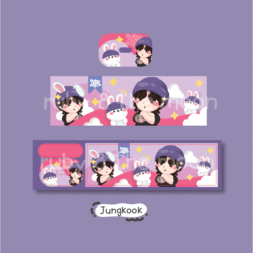 Charger sticker BTS : สติกเกอร์ติดหัวชาร์จ ลาย BTS มีครบทุกคนน้า น่ารัก ...