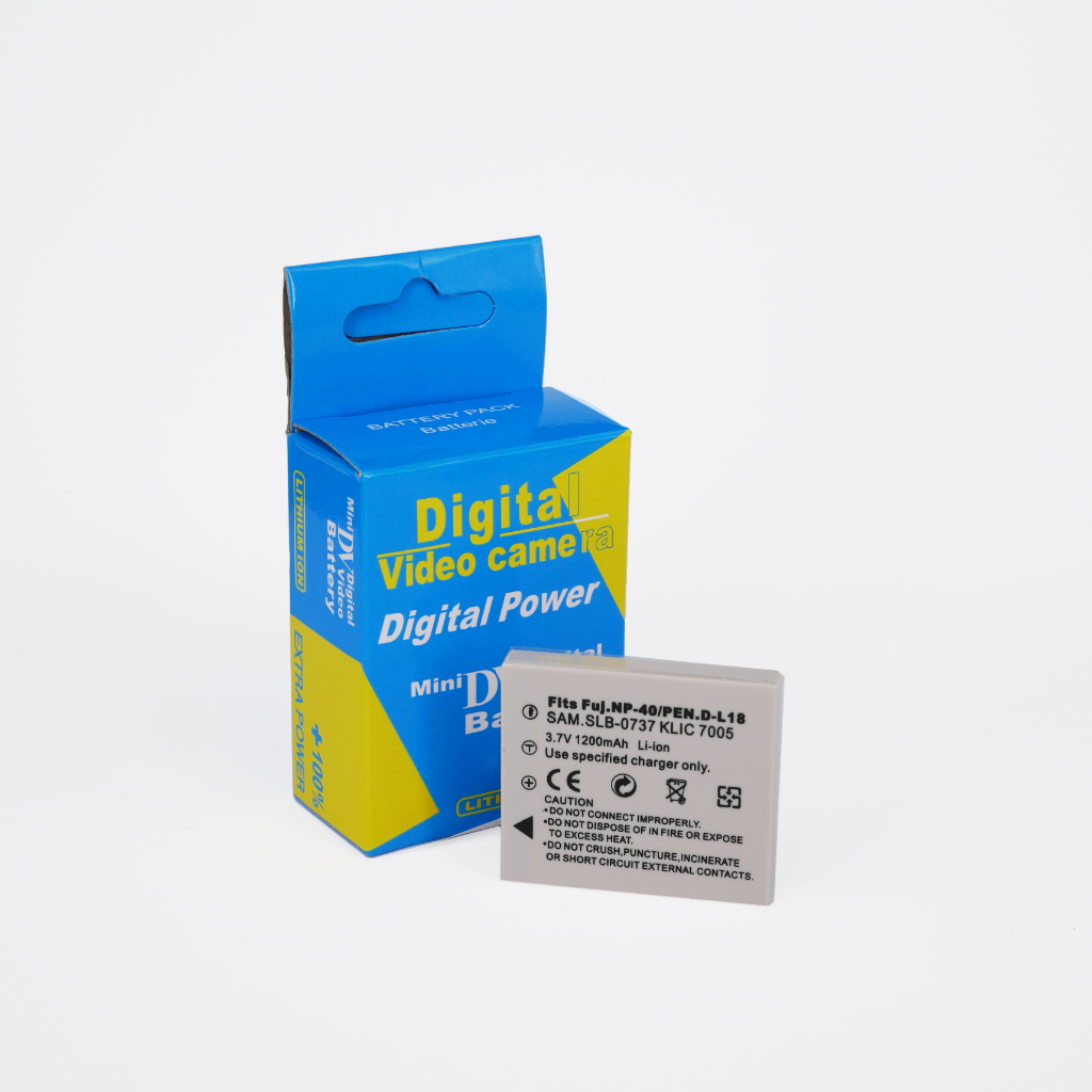 แบตเตอรี่และแท่นชาร์จ Samsung รหัส SLB-0737 สำหรับ Digimax 1 Digimax L50 Digimax L60 Digimax ...