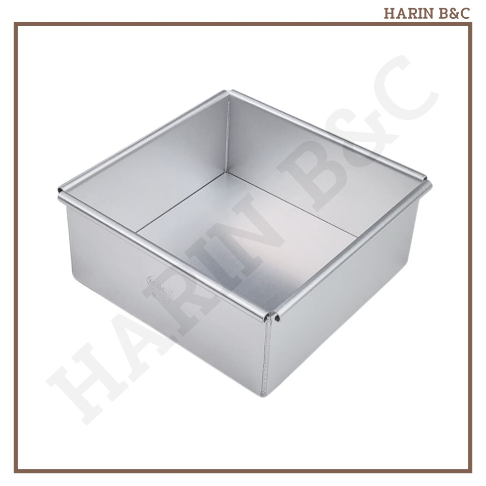 Product image พิมพ์เค้ก สี่เหลี่ยม 5นิ้ว แบบถอดก้น / Aluminium Square ...