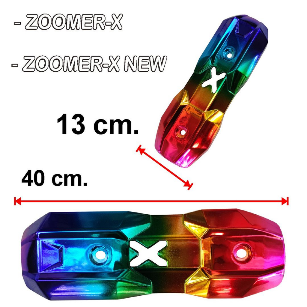 ฝาครอบ กันร้อนท่อ รวมสี zoomer-x , honda zoomer-x new | Shopee Thailand