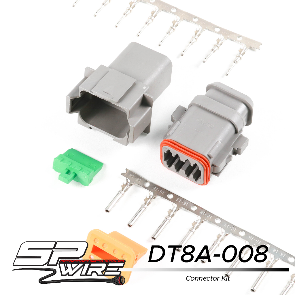 DT8A-008 #ปลั๊กDT 8 Pin Backshell-Spwire motorsportwiring | Shopee Thailand