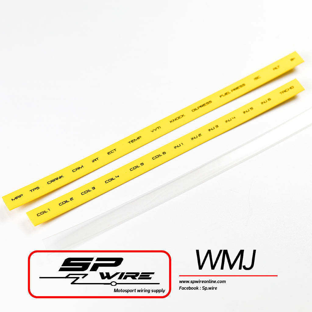 WMJ ท่อหดมาร์คสายไฟ พร้อมท่อหดใส ชุดเครื่อง 6สูบ-Spwire ...