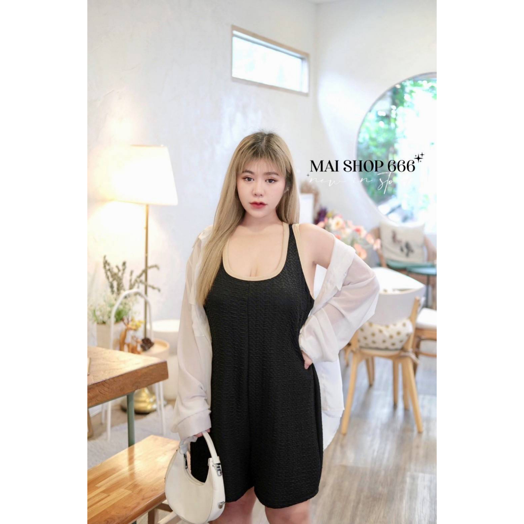 🔥Plussize🔥จั้มสูทคนอ้วน🔥อก 40-52" เอว 48 | Shopee Thailand