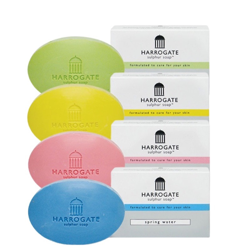 Harrogate sulphur soap สบู่ทำความสะอาดและบำรุงผิวกาย | Shopee Thailand