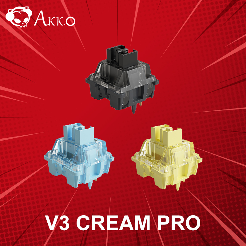 สวิตช์ Akko V3 Cream Pro Switch | Shopee Thailand