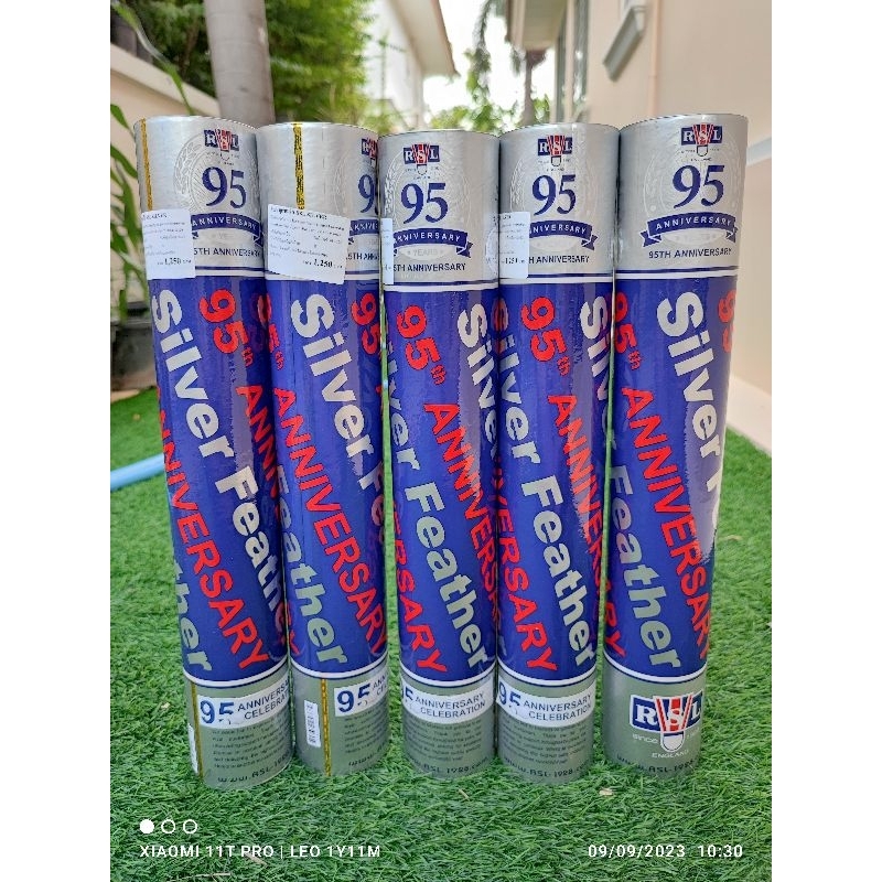 [e tax ได้] **Lot ใหม่ตลอด** ลูกแบดมินตัน RSL Silver Speed 75 ( ของแท้ห้างนกแก้ว 100 % ) เป็น ...