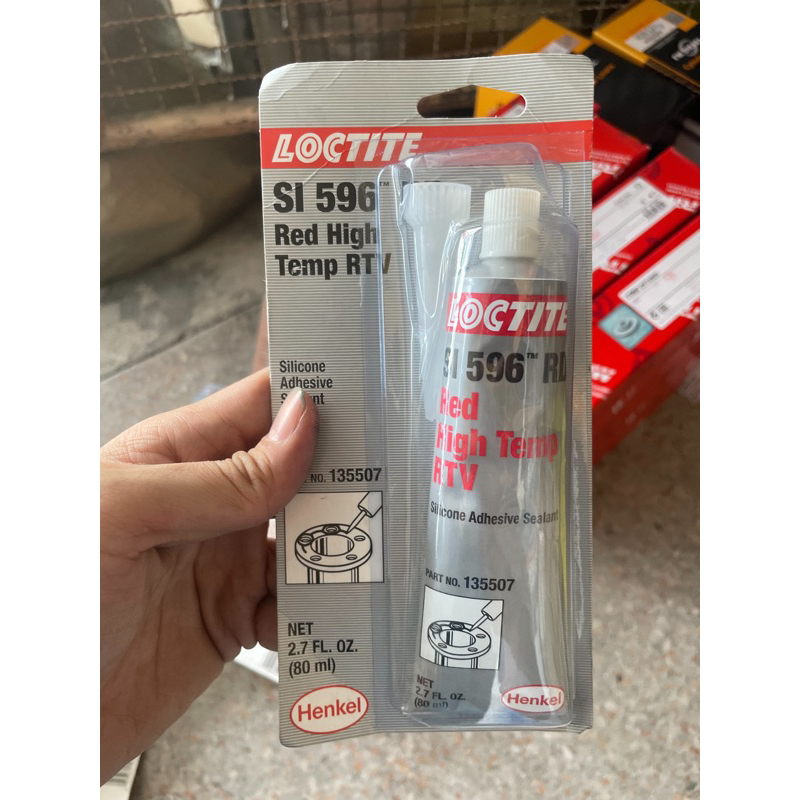 กาวทาปะเก็น SI 596 RD (Red High Temp RTV) สีแดง ยี่ห้อ LOCTITE ขนาด 80 มล. | Shopee Thailand