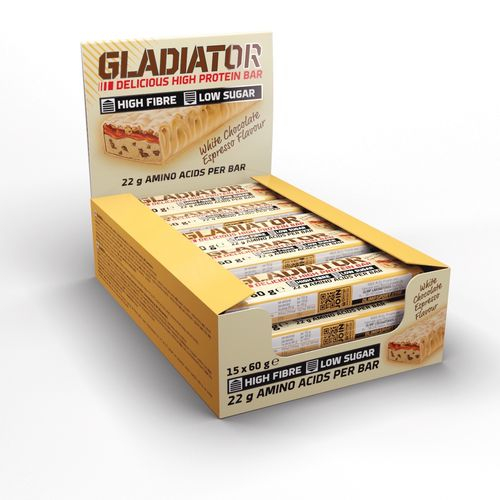Olimp Gladiator Protein Bar - 60g จำนวน 5 แท่ง ขนมโปรตีนอัดแท่งแสนอร่อย ...